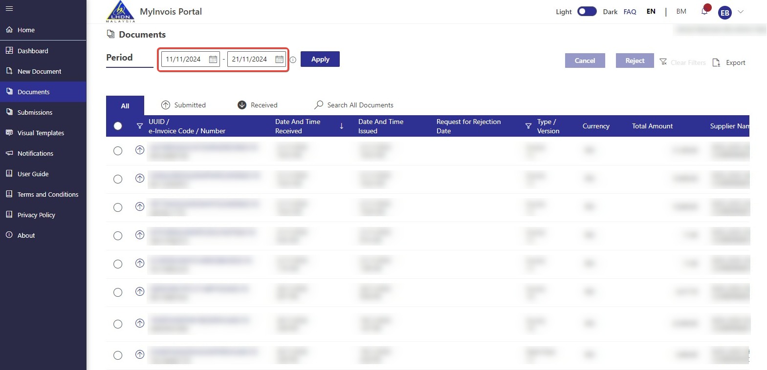 How to cross check E-Invoice at MyInvois Portal? – MHub Support